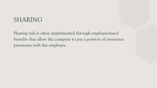 RISK MANAGEMENT TECHNIQUES in healthcare insurance.pptx