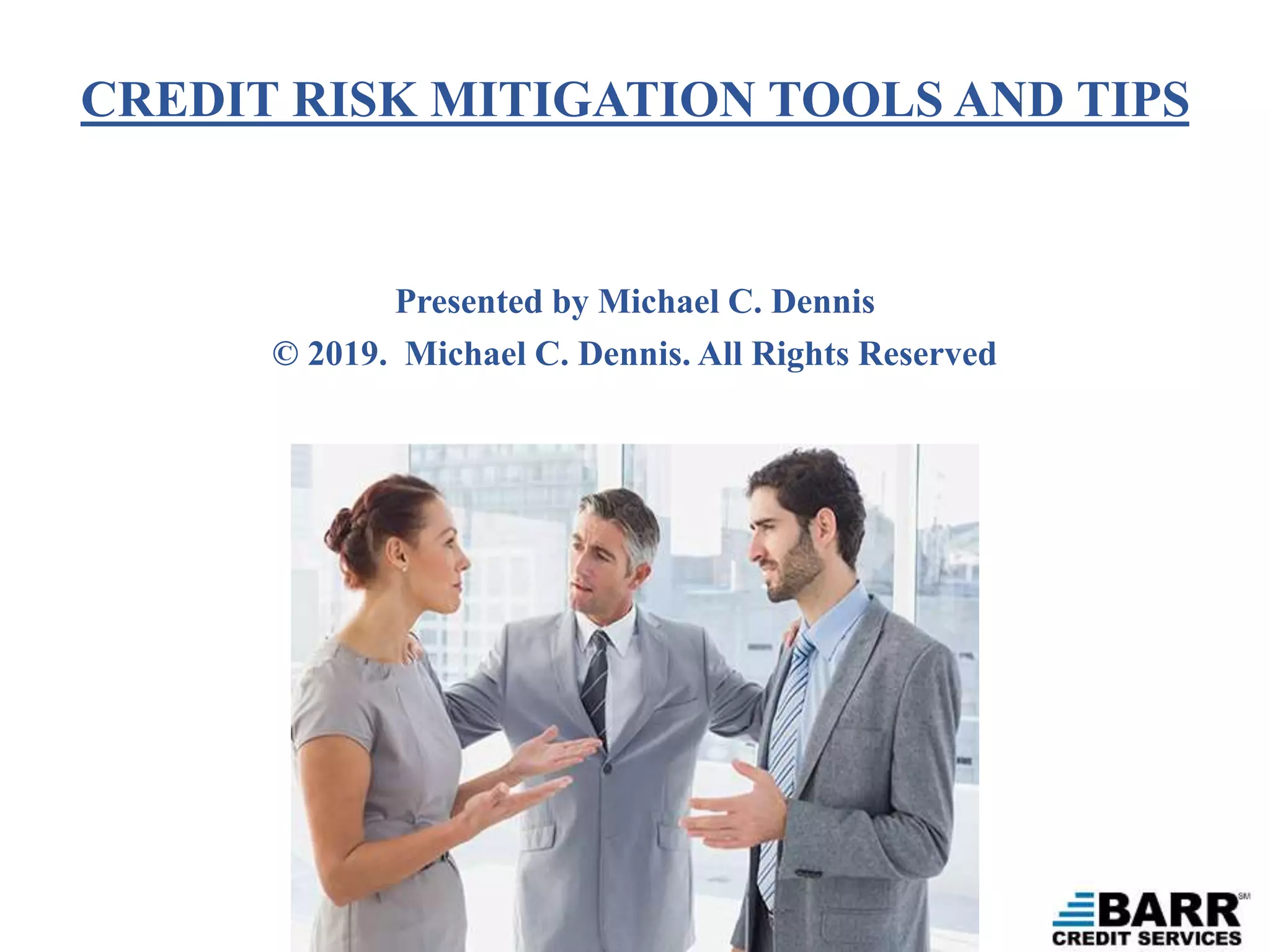 Credit Risk Mitigation Tips and Tools | PPT