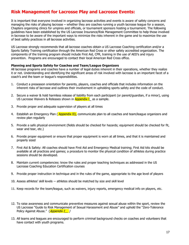 Risk Management Manual 2012 | PDF