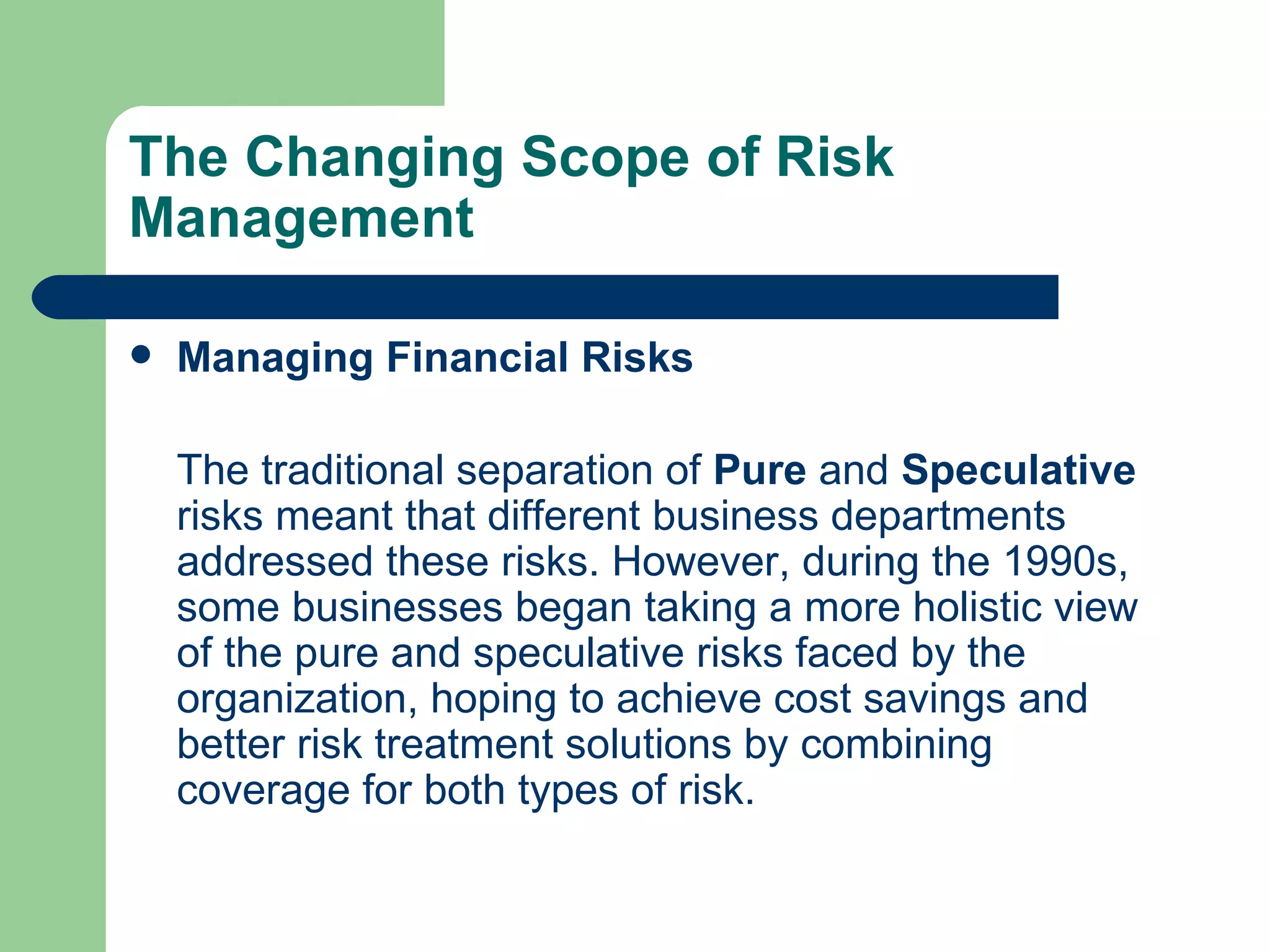 Risk Management Today | PPT