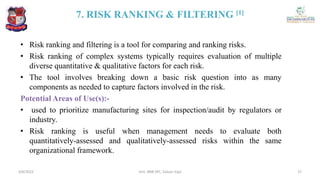 Risk management tools | PPTX