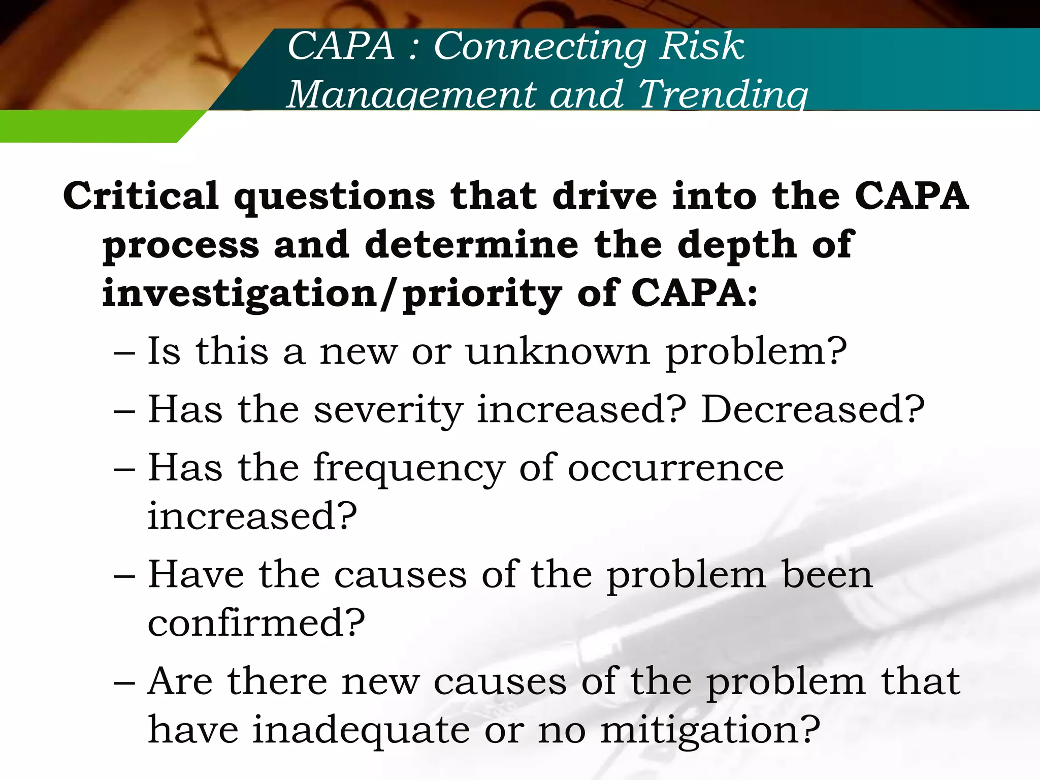 Risk Management Training | PPTX