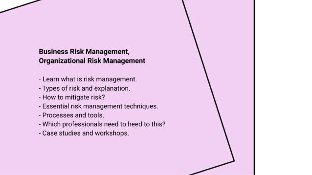 Risk management, types of risk, analysis, process tools [Tonex.Com] | PPTX