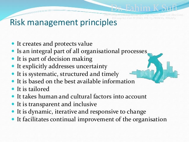 Risk Management based on Best Practices and Standards