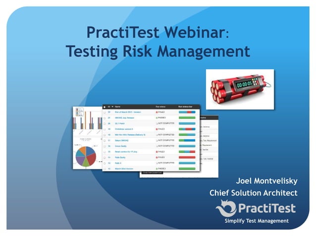 Software testing - Risk management | PPTX | Technology & Computing
