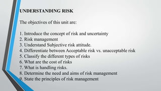Risk managment | PPT