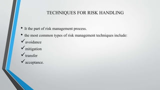 Risk managment | PPTX