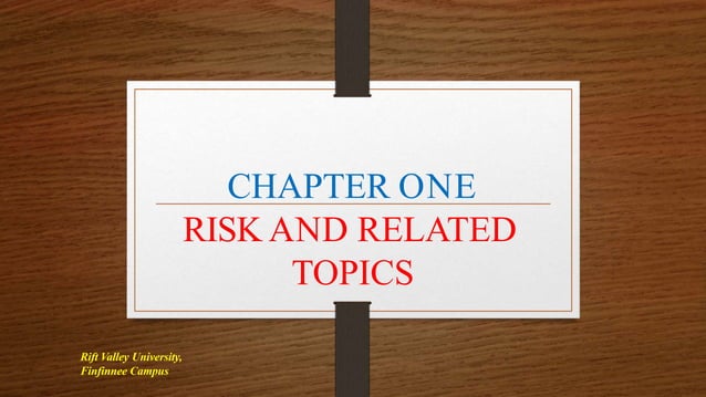 Risk Managment and Insurance all chapters.pptx | Insurance | Personal ...