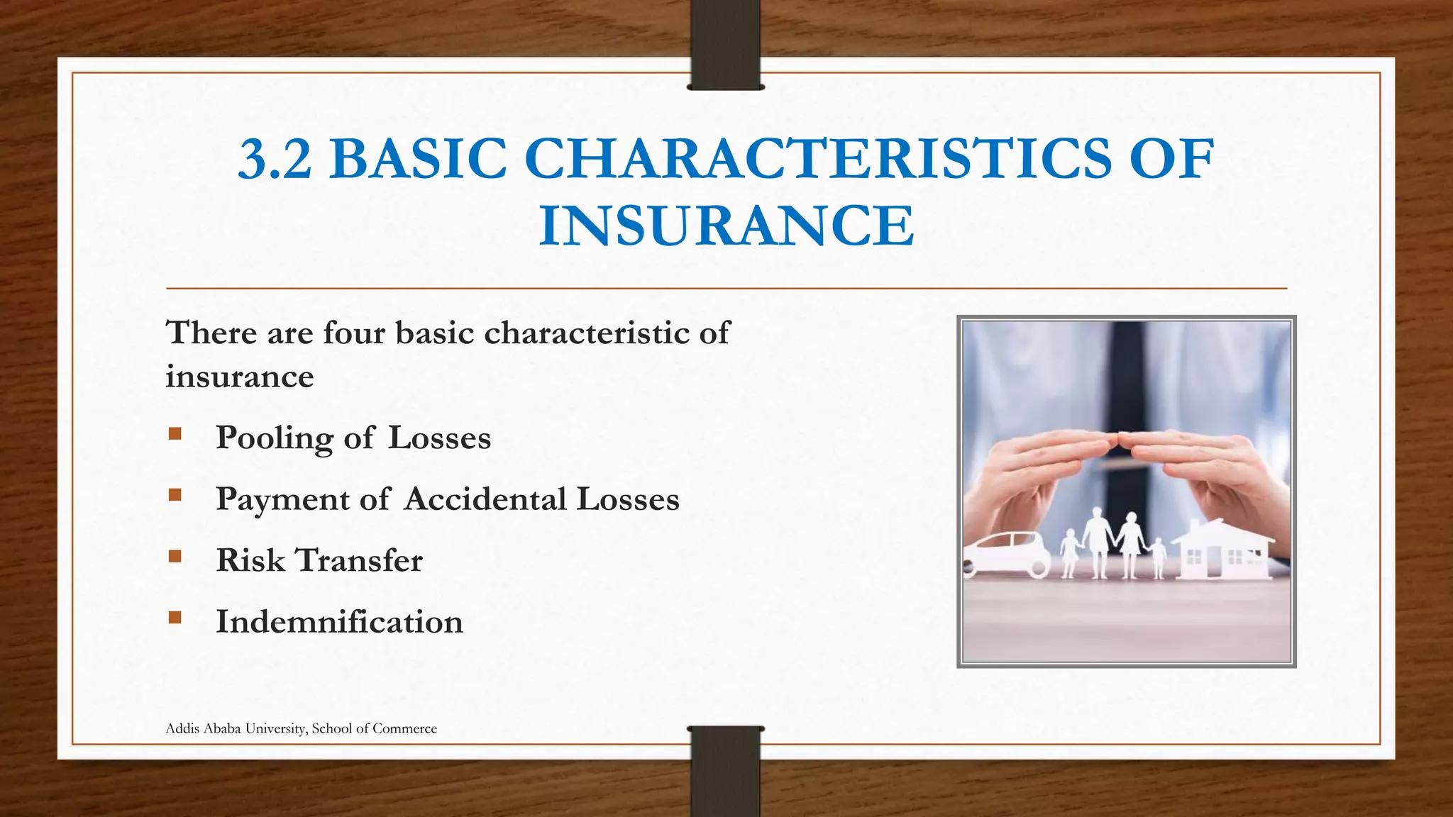 Risk managment and Insurance chap1-3 Addis Ababa University School of ...