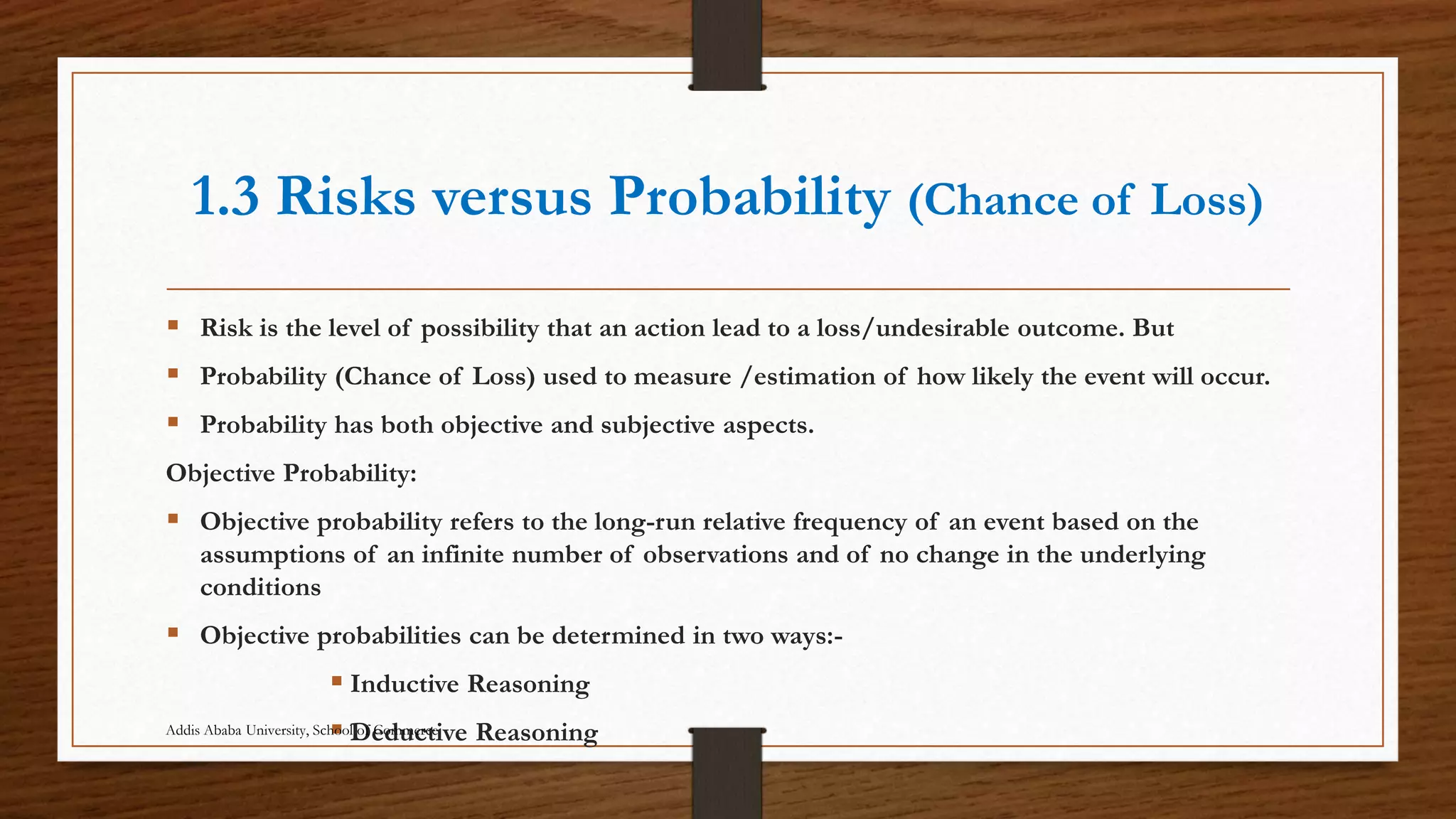 Risk managment and insurance chap 4 5 | PPTX