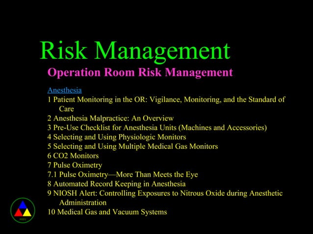 Risk management in Healthcare | PPS | Surgery | Medical Health