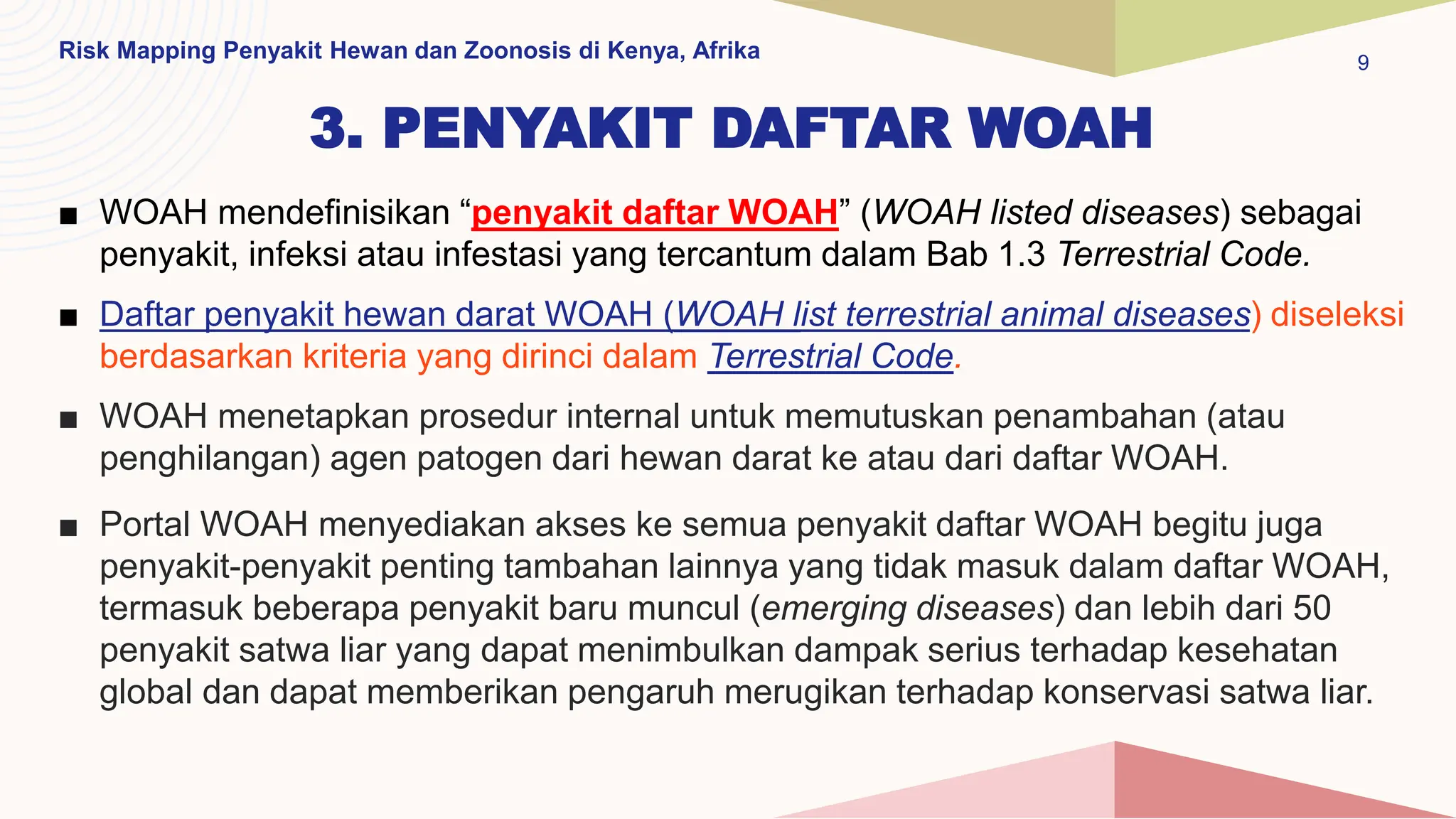 Risk mapping Penyakit Hewan dan Zoonosis di Kenya Afrika - 30 Januari ...