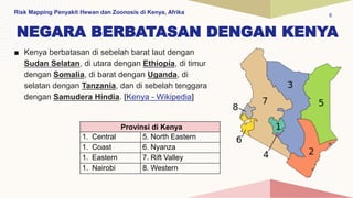 Risk mapping Penyakit Hewan dan Zoonosis di Kenya Afrika - 30 Januari 2024 | PDF