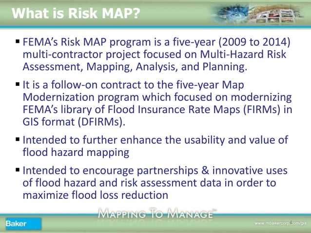 FEMA RISK MAP PROGRAM | PPT | Geography | Science
