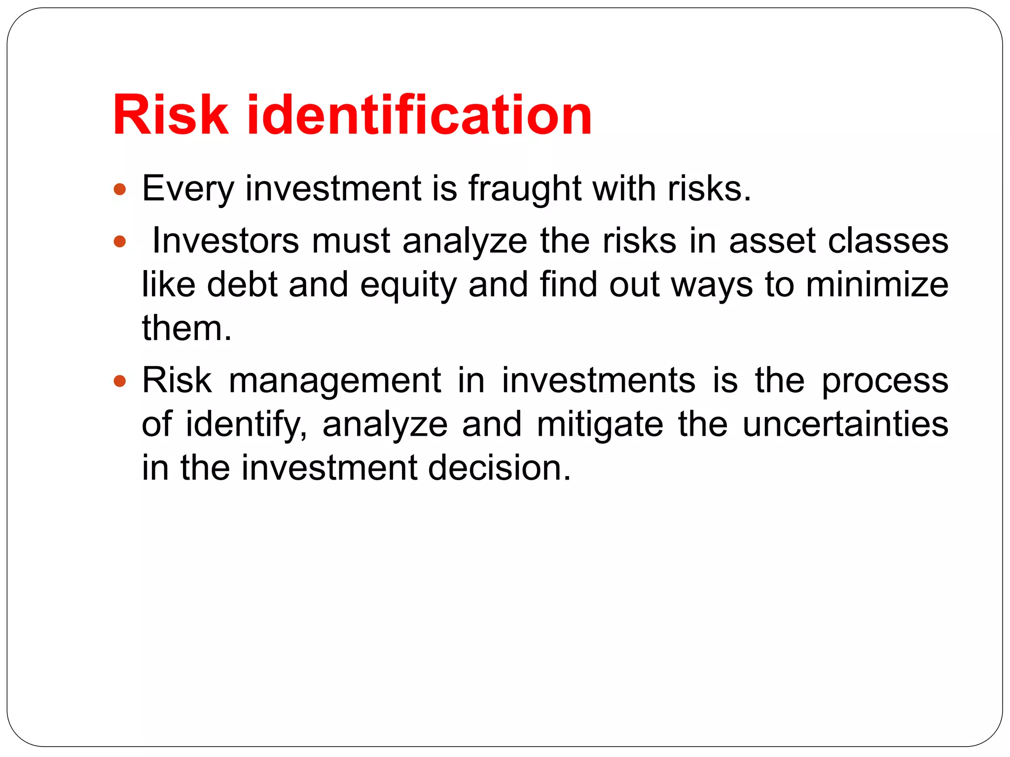 Risk measurement slide | PPTX