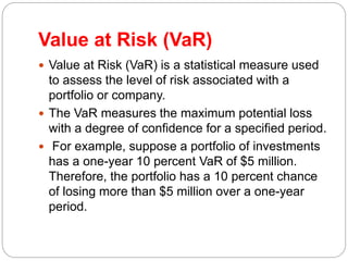 Risk measurement slide | PPTX