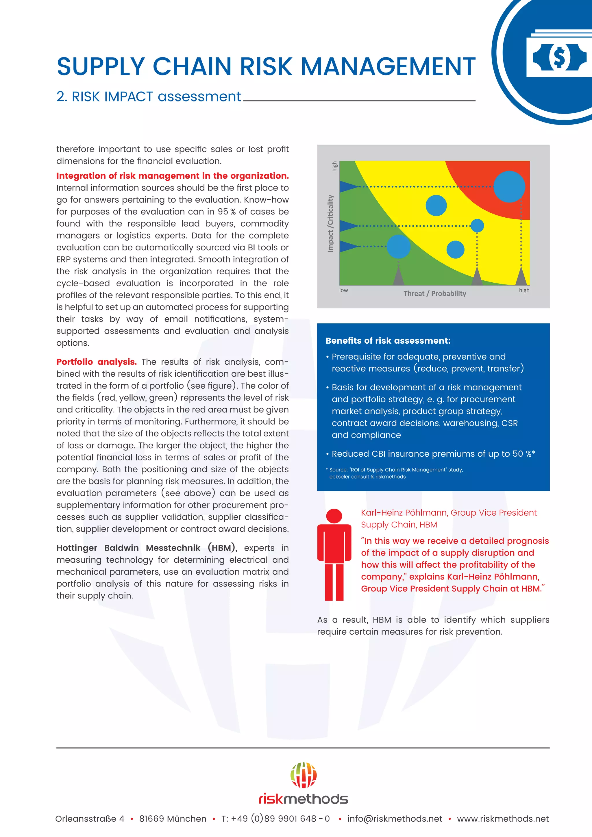 Supply Chain Risk Management Step 2: Risk Impact Assessment | PDF