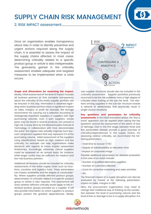 Supply Chain Risk Management Step 2: Risk Impact Assessment | PDF