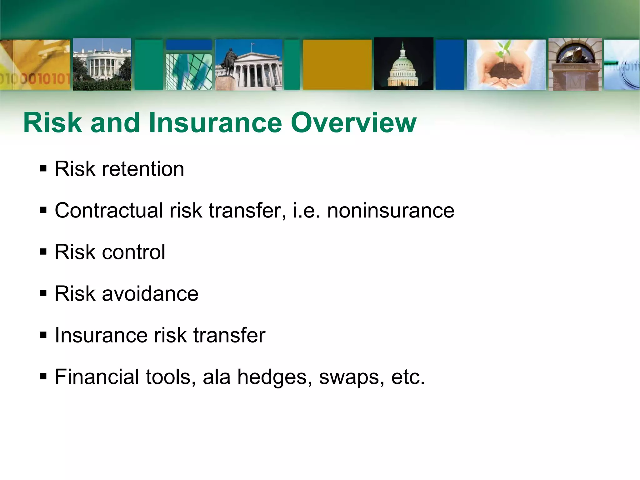 Risk Management and Risk Transfer | PDF