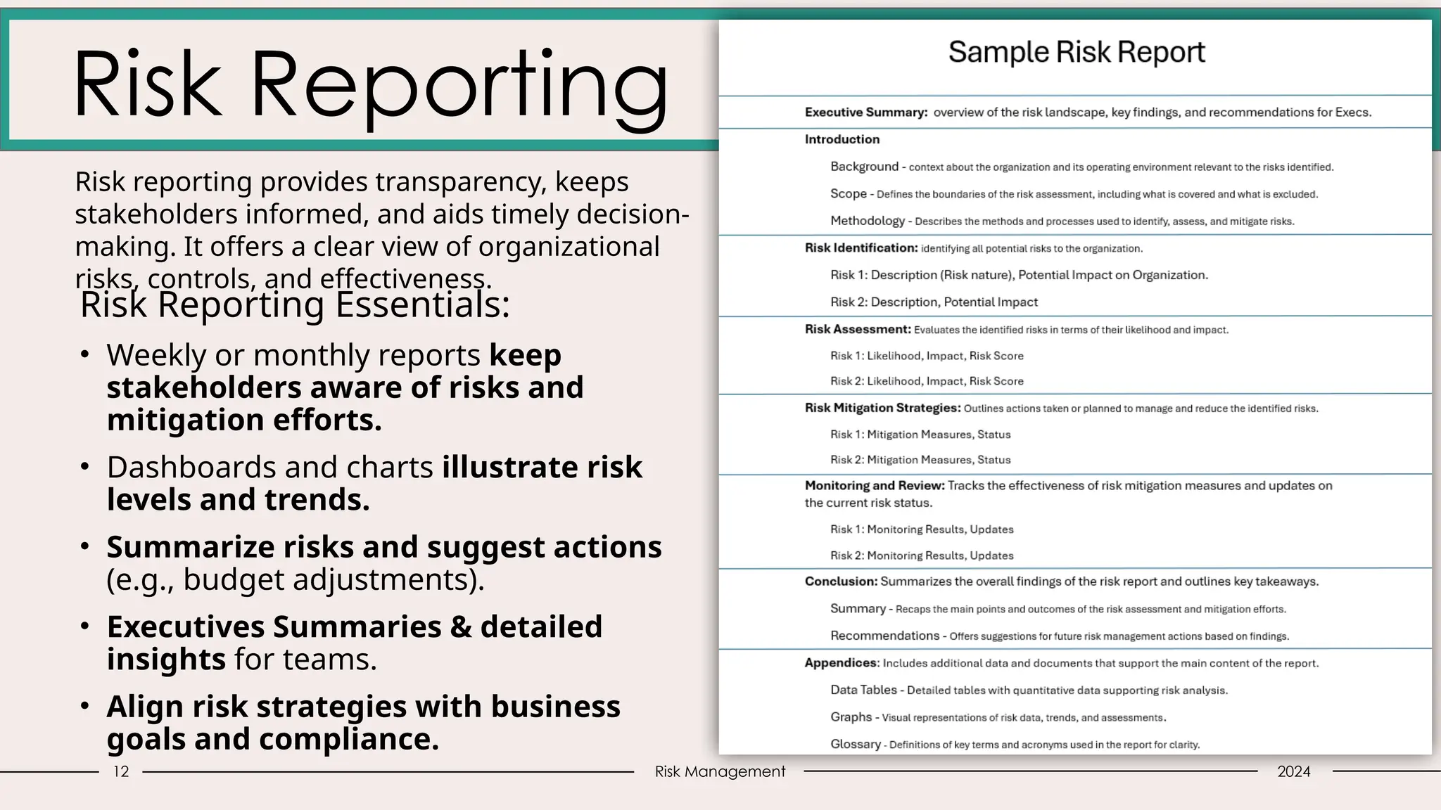An Introduction to Risk Management Process | PPTX