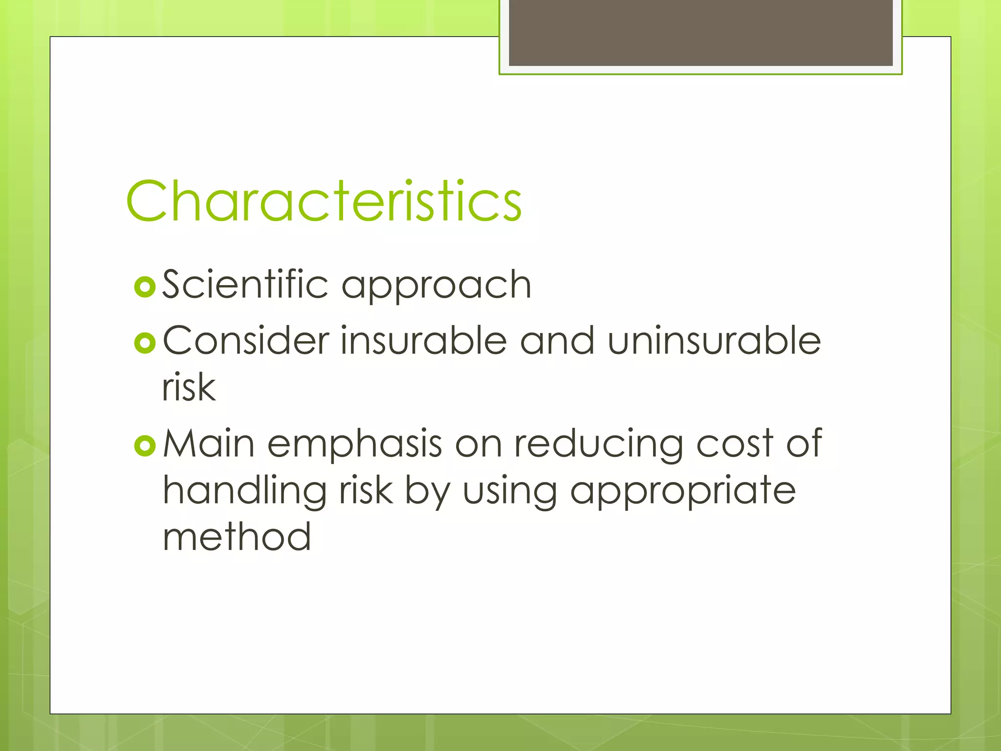 Risk management | PPTX