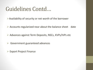 Asset Classification as per RBI,& Non performing assets | PPTX ...