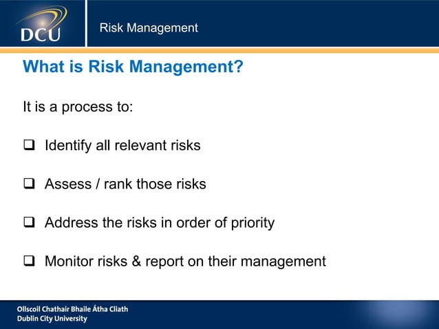 Risk Managment Training - Theory and Practice | PPT