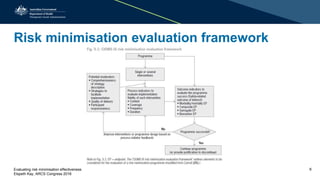 Evaluating risk minimisation effectiveness: Where are we now? | PPTX
