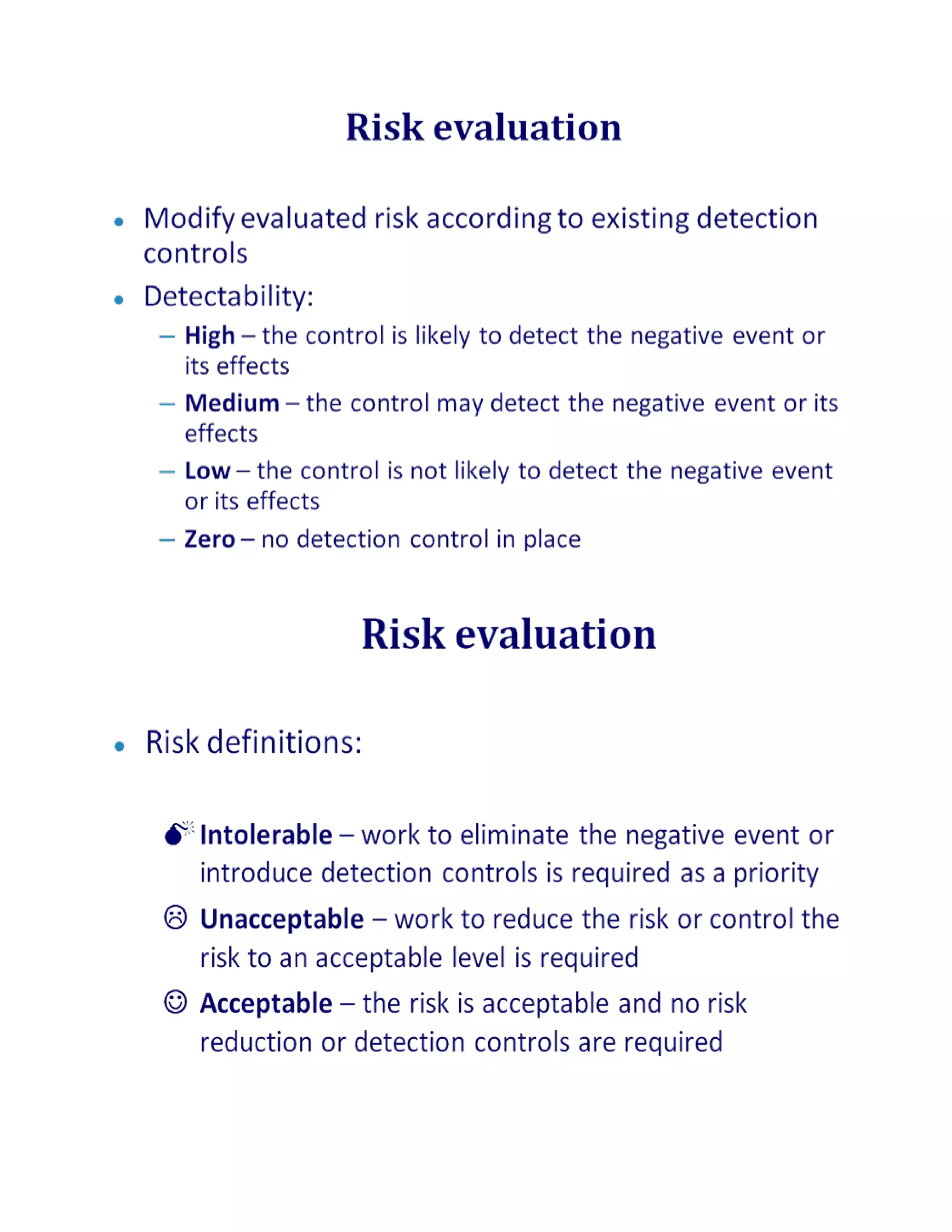 Risk minor major critical | DOC