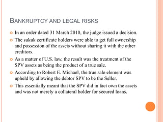 Risk Mitigation in the Sukuk Structure | PPT