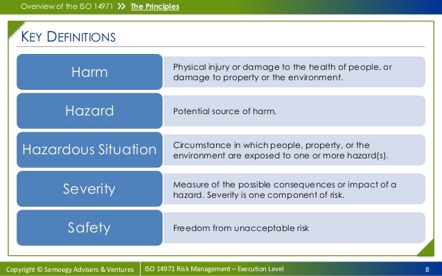 ISO14971 Medical Device Risk Management Course - E-Learning