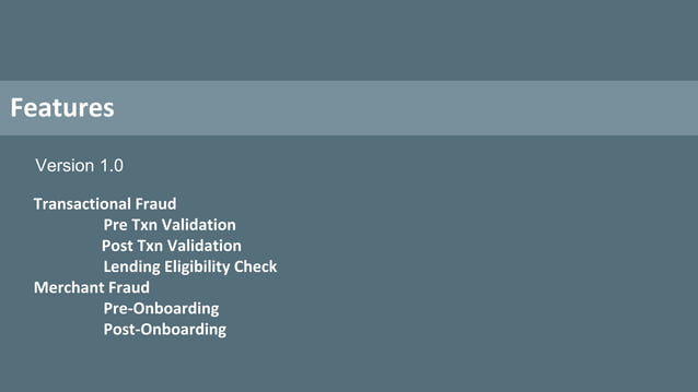 Fraud Detection Engine | PPT