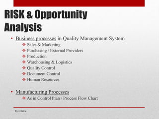 Risk & opportunity analysis | PPTX