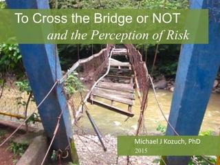 To Cross the Bridge or Not and The Perception of Risk | PPT