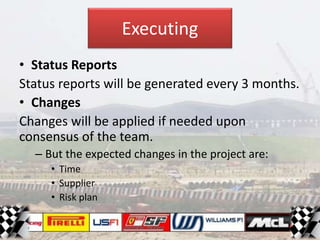 Formula F1 Project Management | PPT