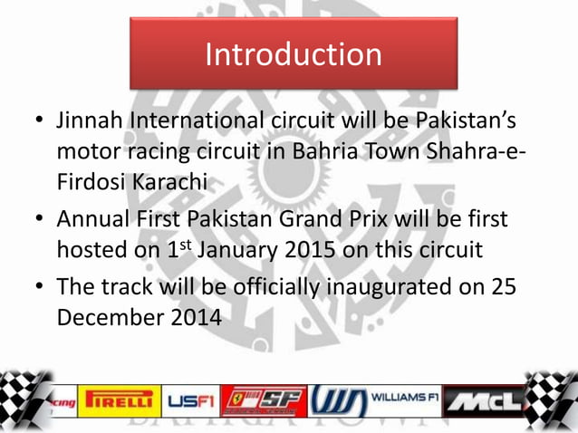 Formula F1 Project Management | PPT