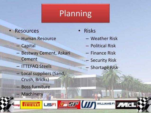 Formula F1 Project Management | PPT