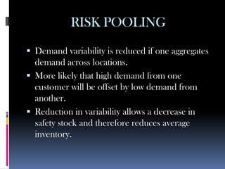 Risk pooling | PPTX