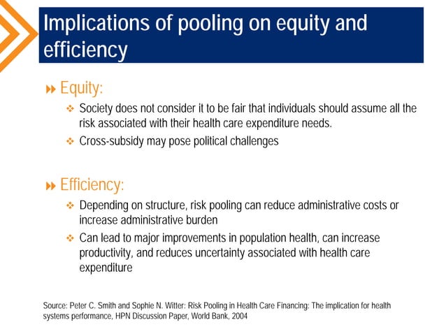 Health Financing Functions: Risk Pooling | PDF | Health Insurance ...
