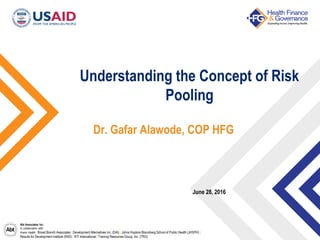 Understanding the concept of risk pooling | PDF