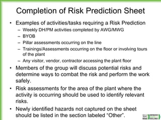 Risk Prediction Training powerpoint slides | PPT