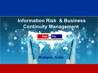 Riskpro Information Risk Management | PDF