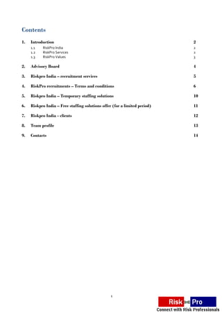 Riskpro recruitment tc | PDF