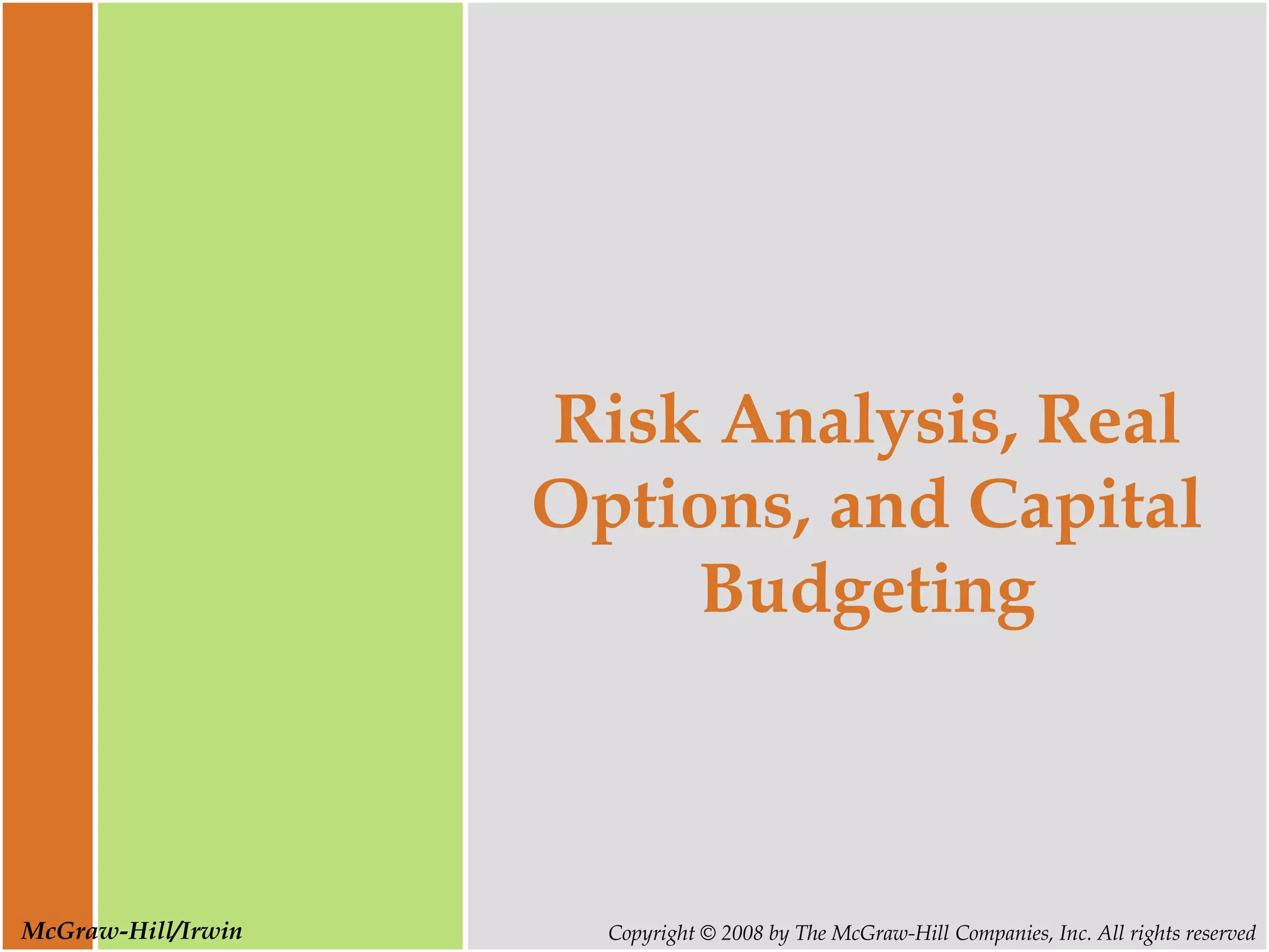 Risk, Real Options and Capital Budgeting.ppt