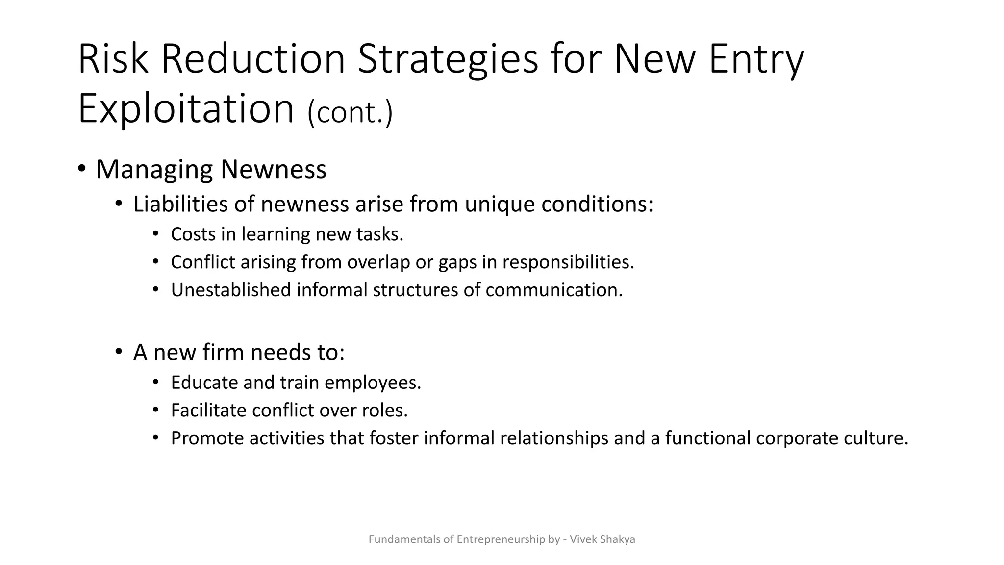 Risk Reduction Strategies for New Entry Exploitation.pptx