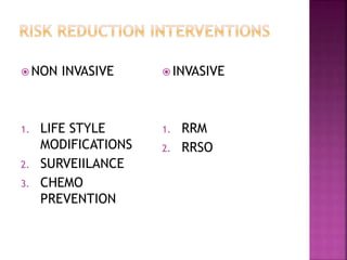 RISK REDUCTION STRATEGIES IN CA BREAST.pptx