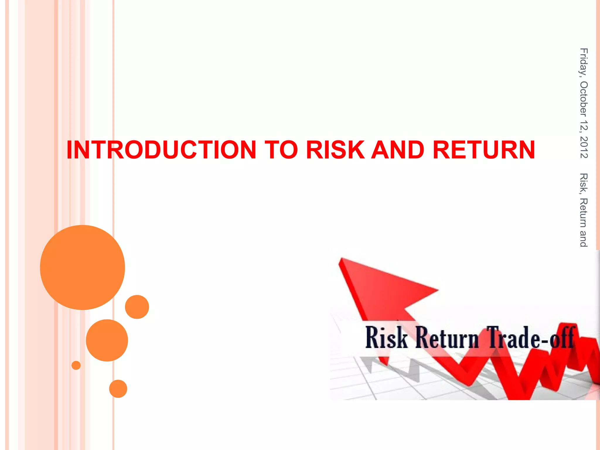 Risk, return, and portfolio theory | PPT