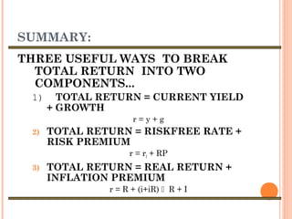 Risk, return, and portfolio theory | PPT