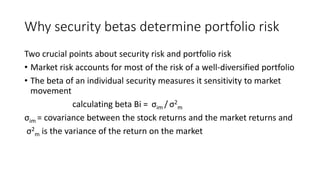 Risk return & lec5 | PPTX | Stocks and Bonds | Personal Investing
