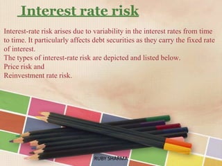 Risk & return measurement | PPTX